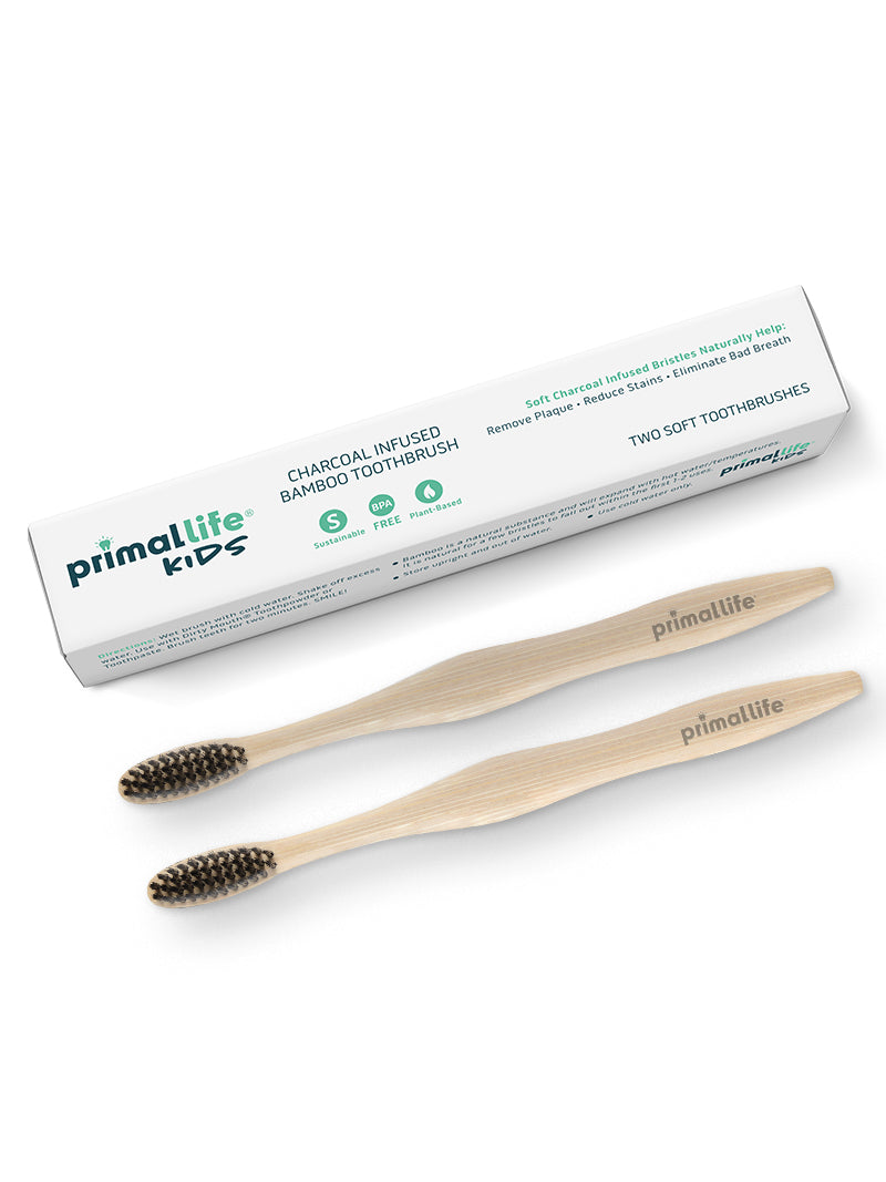 Natural Charcoal Ion Bamboo Toothbrush – Primal Life Organic II LLC